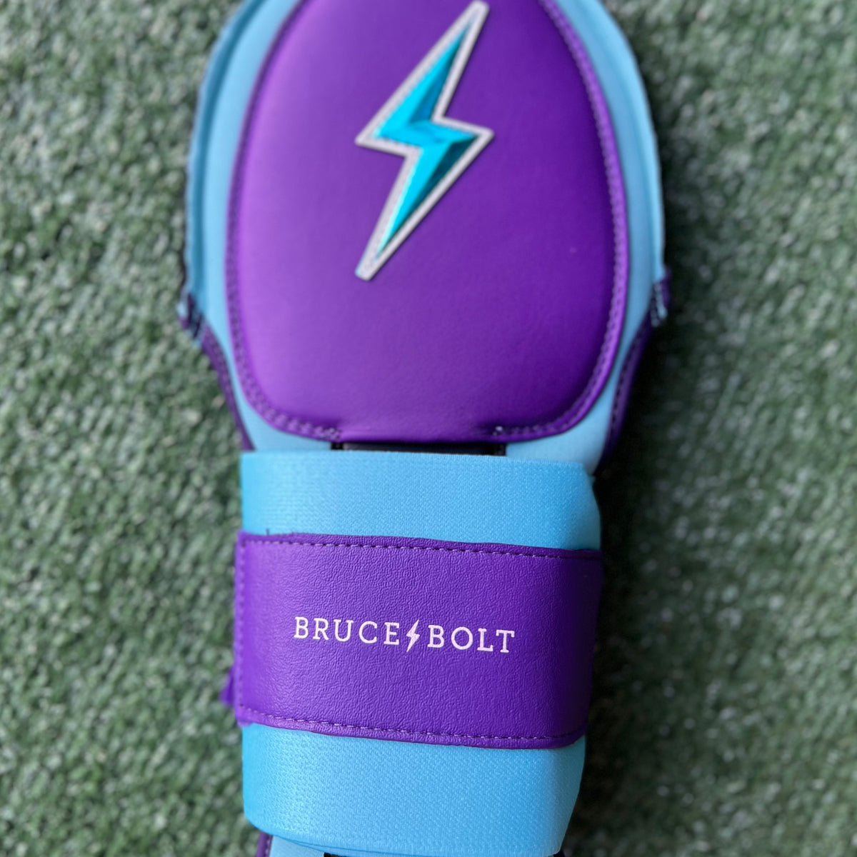 Bruce Bolt Martel Series Adult Sized Sliding Mitt - Purple/Teal – Drop ...